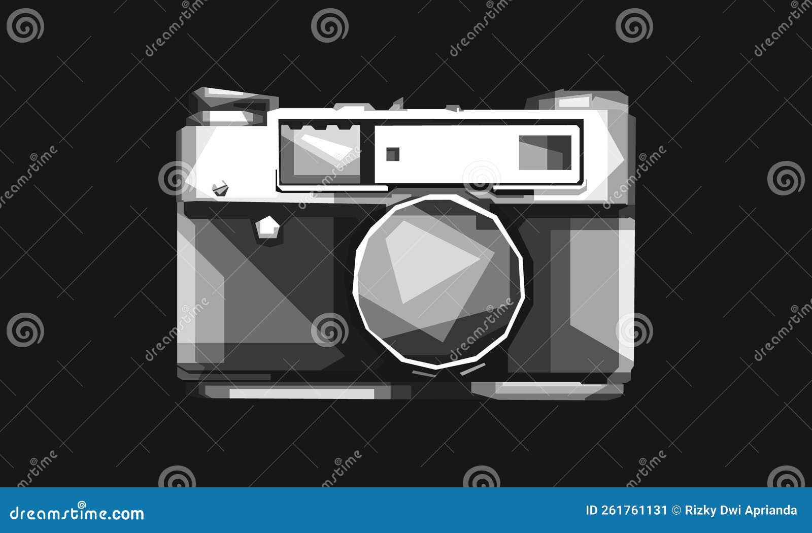 Grayscale Cool Computer Monitor Design Wpap Popart Vector Illustration ...