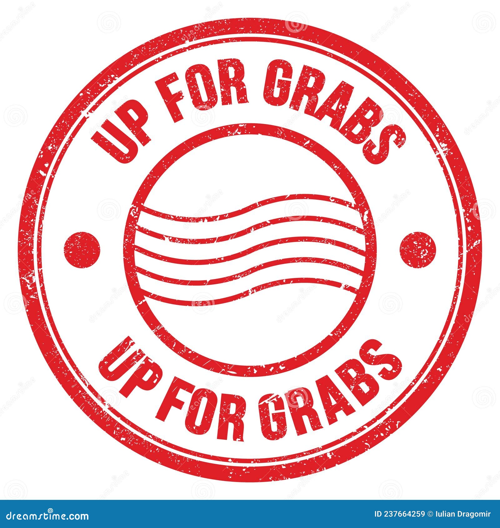 UP for GRABS Text Written on Red Round Postal Stamp Sign Stock ... UP for GRABS Text Written on Red Round Postal Stamp Sign Stock ...