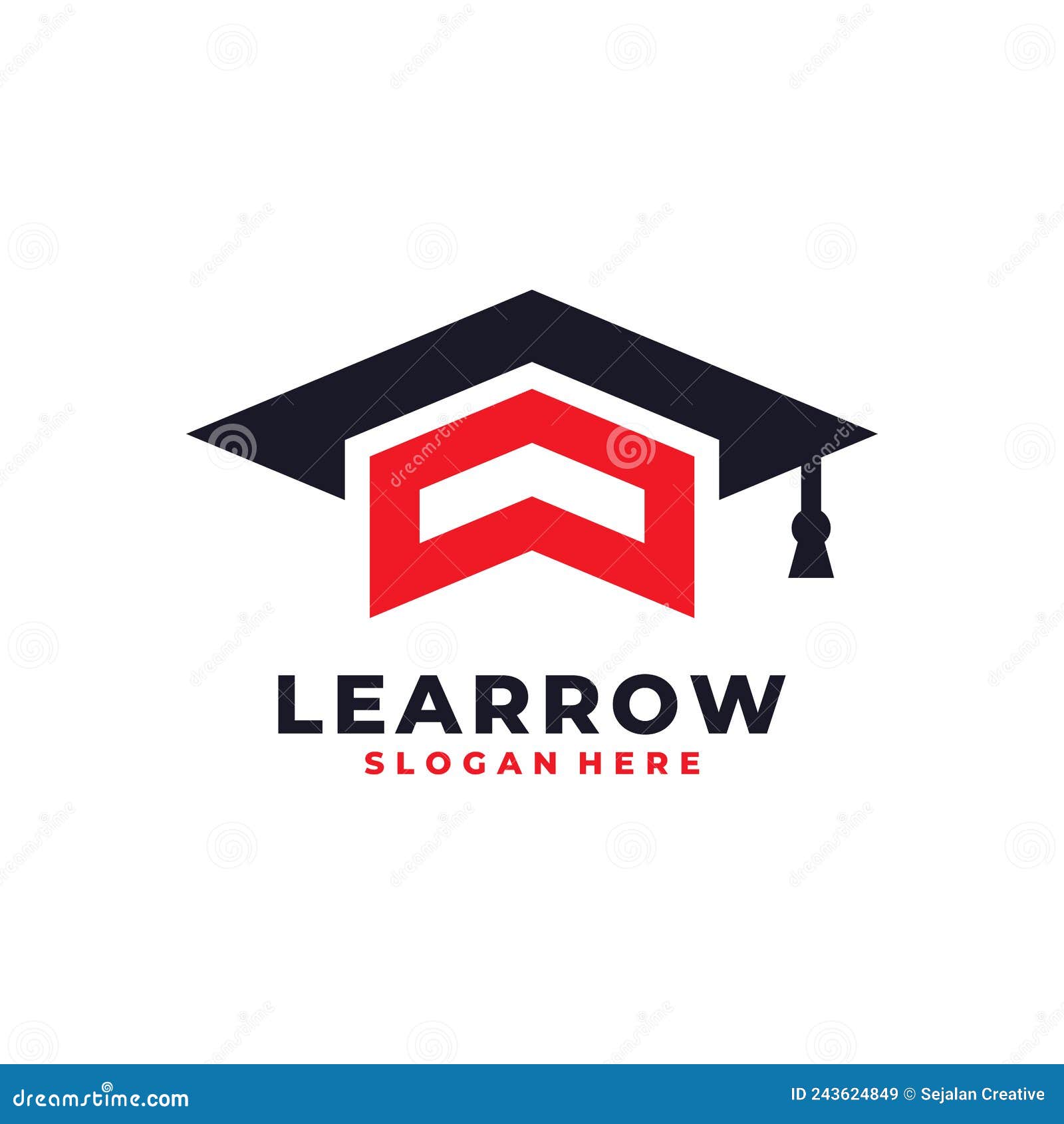 Up Graduate Hat Logo Vector Stock Vector - Illustration of grow, future ...