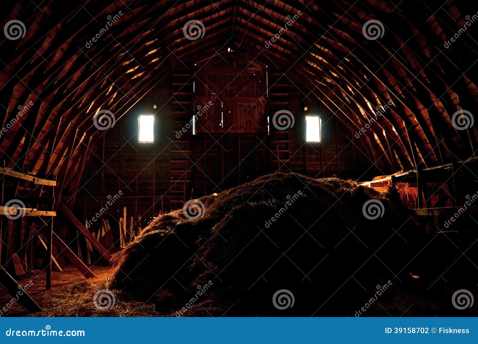 Up in the Hayloft stock photo. Image of hayloft, country - 39158702