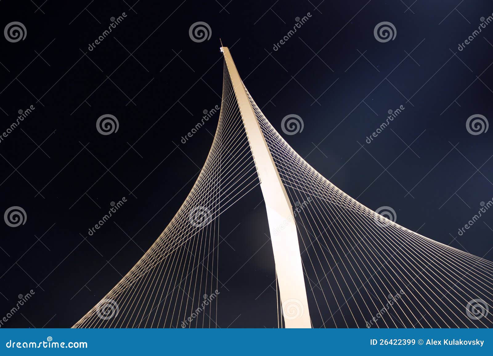 Up High, Hanging Bridge Shot from Below. Editorial Stock Image - Image ...