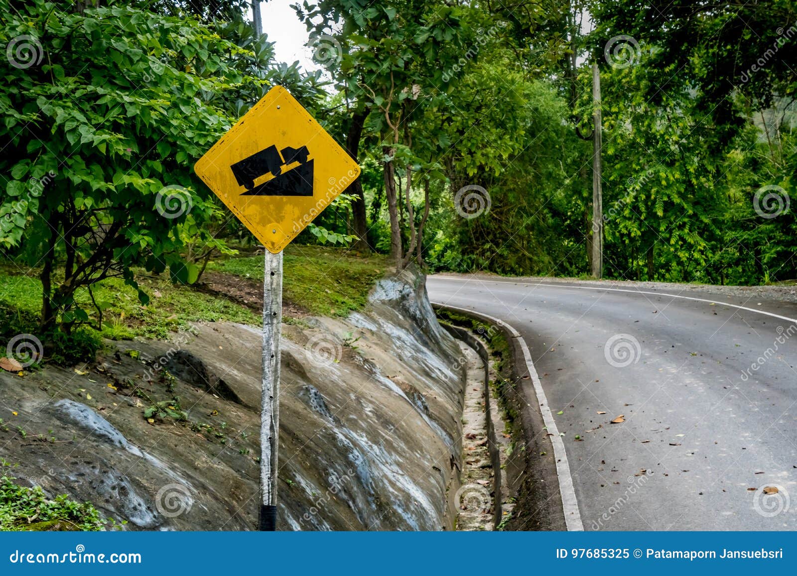 Up hill traffic sign stock image. Image of communicate - 97685325