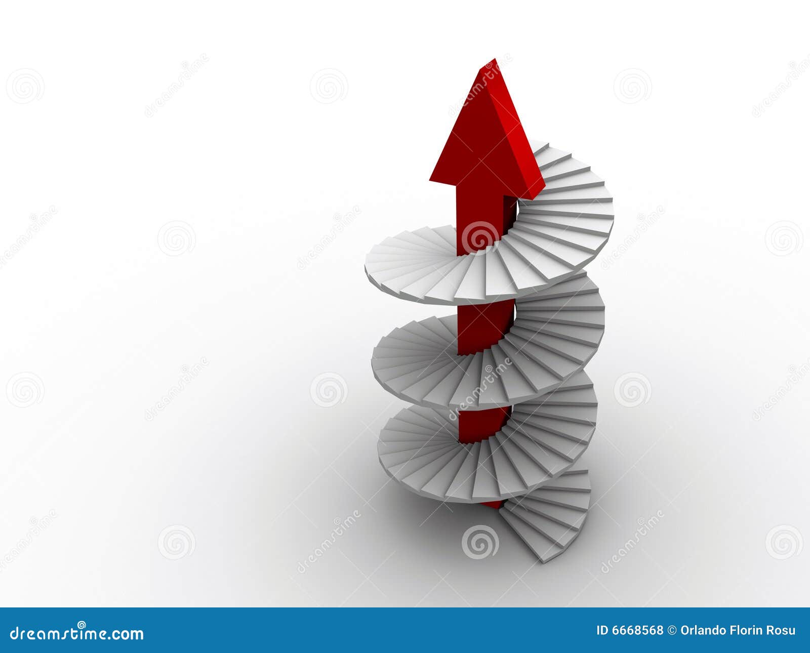 Up ladder stock illustration. Illustration of progress - 6668568