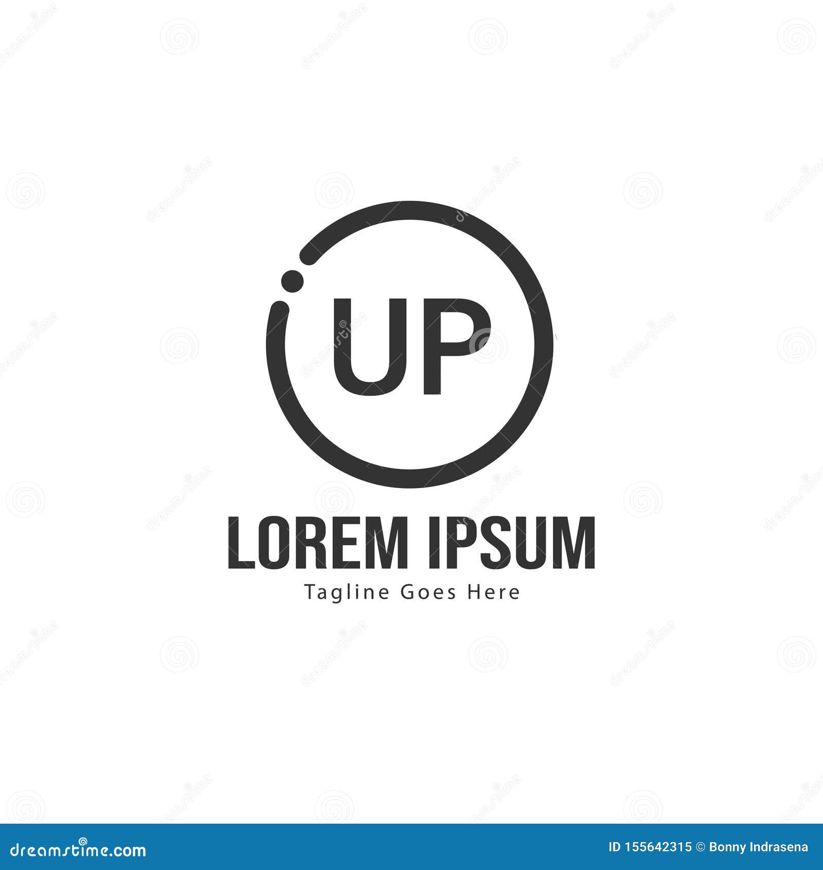 UP Letter Logo Design. Creative Modern UP Letters Icon Illustration ...