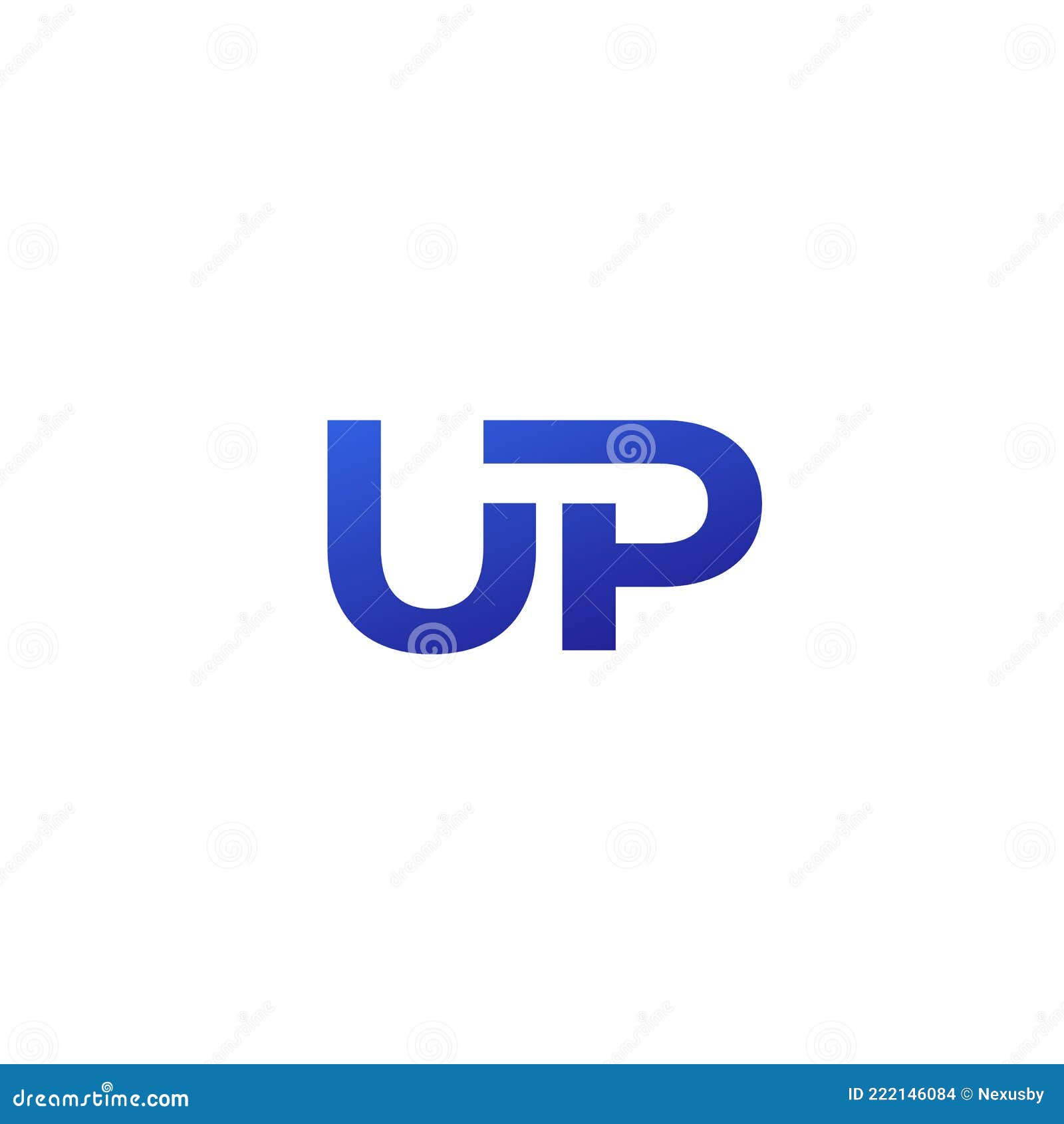 UP logo on white, vector stock vector. Illustration of logo - 222146084