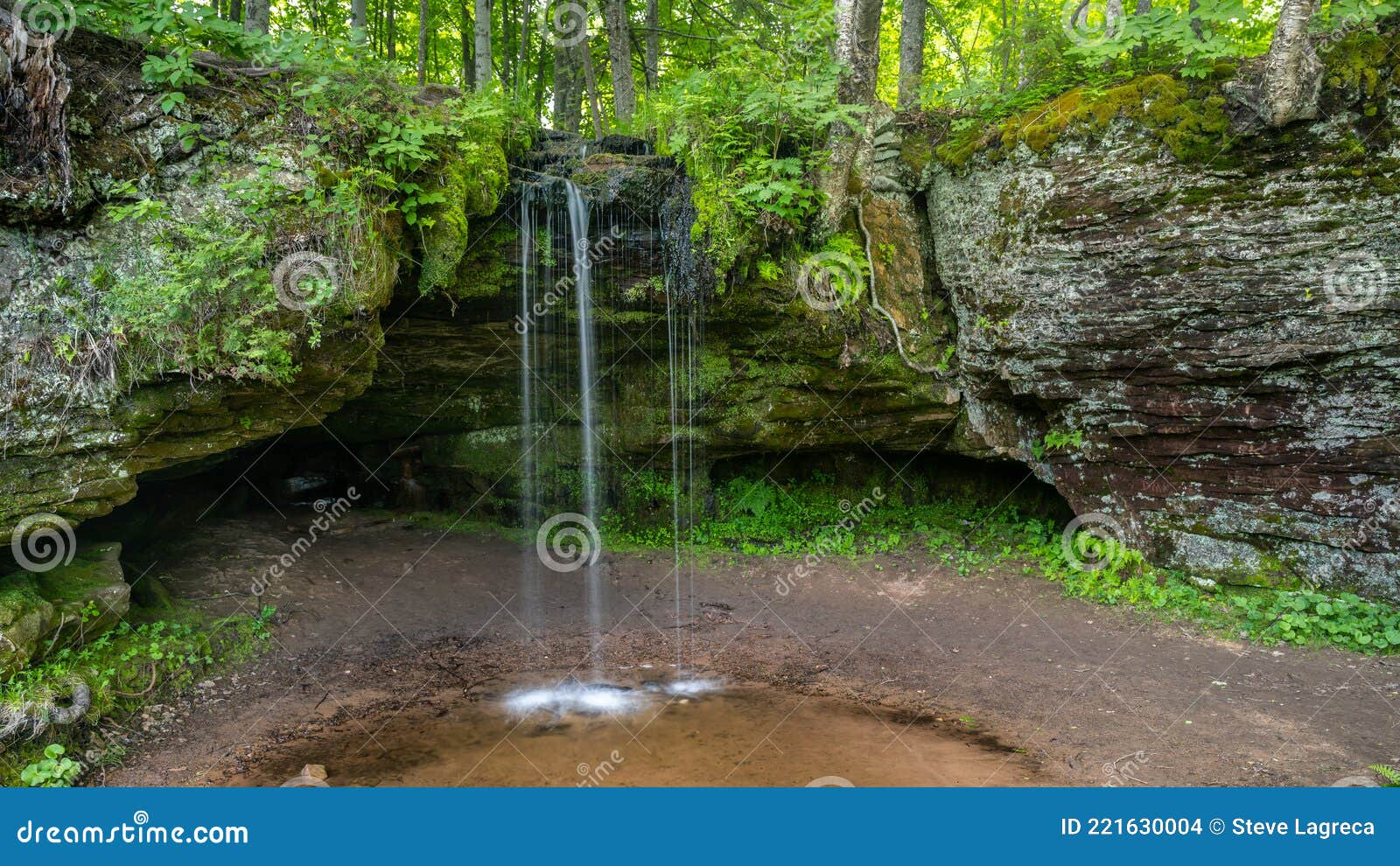 Scott Falls, Munising, MI stock photo. Image of formed - 221630004