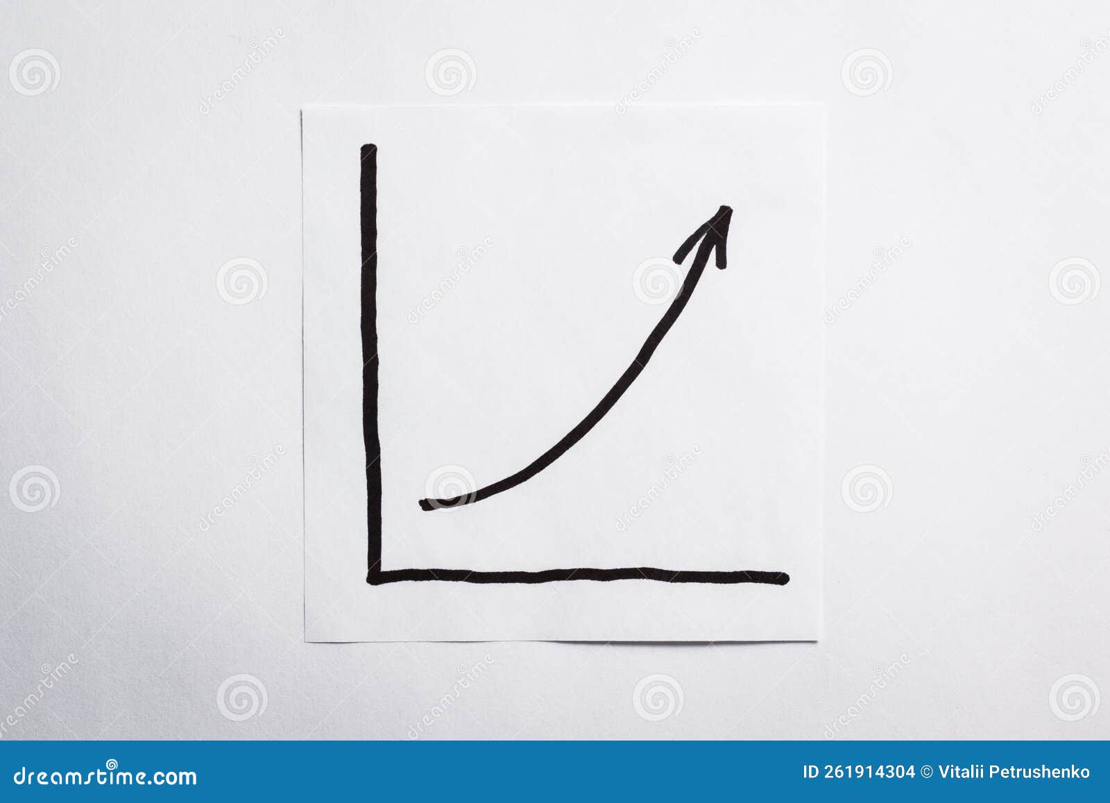 Up rising graph stock photo. Image of goal, benefit - 261914304