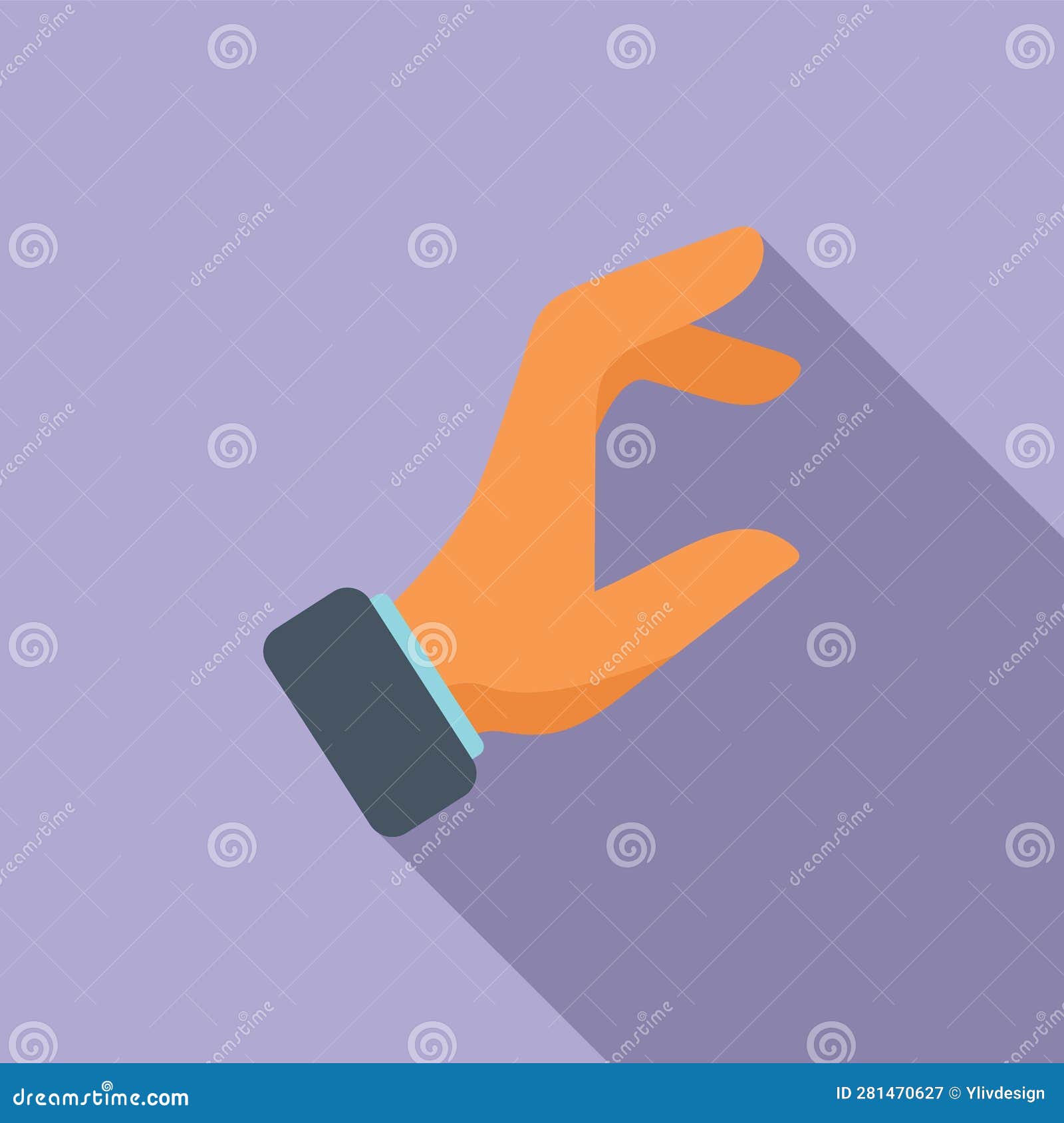 Up Sign Icon Flat Vector. Hold Finger Stock Vector - Illustration of ...