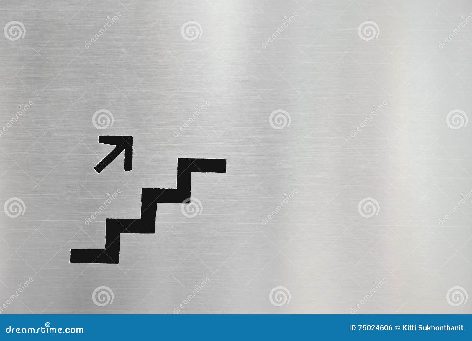 Up Stairs Symbol stock photo. Image of staircase, start - 75024606