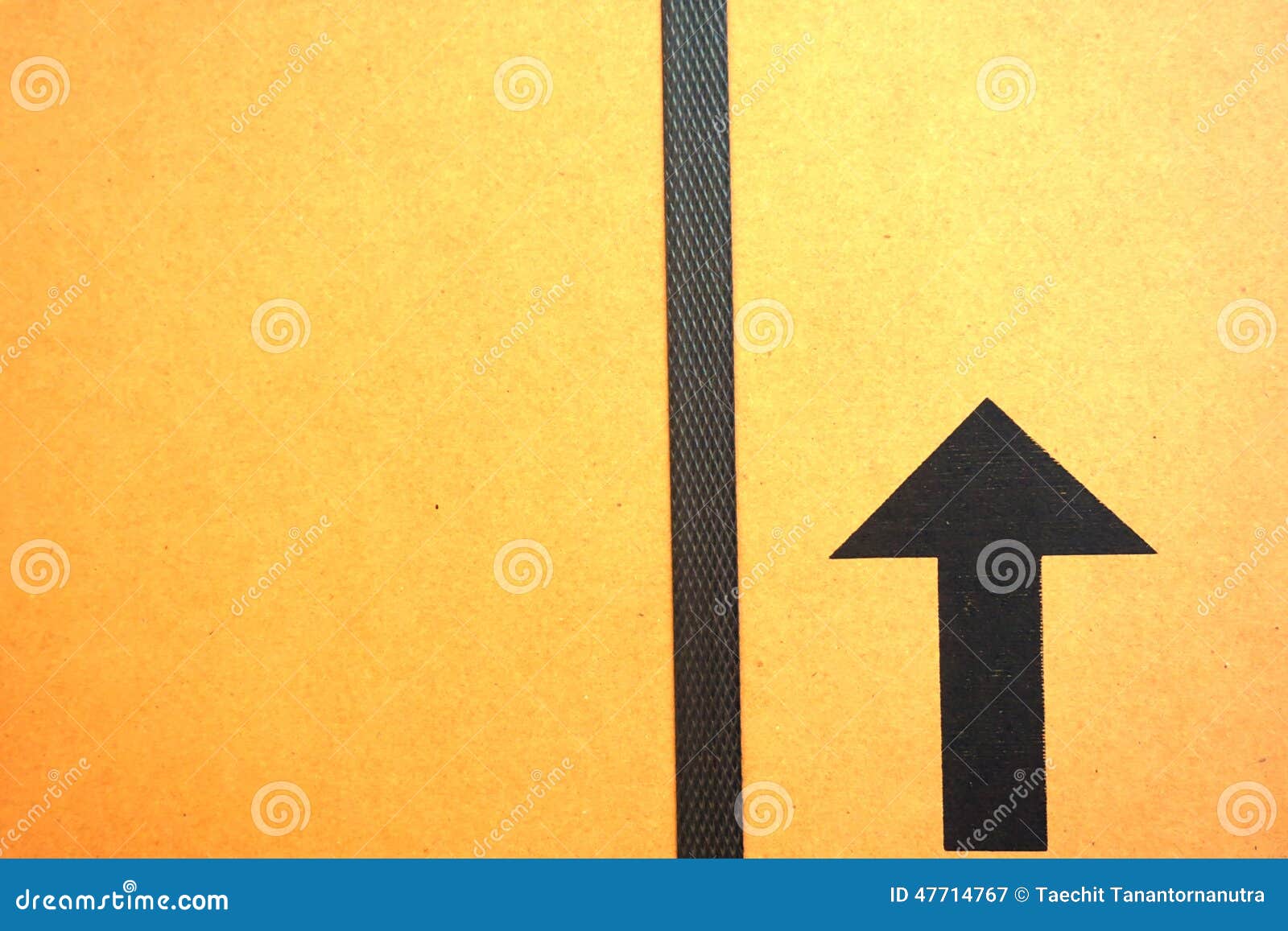 Up symbol on carton box stock image. Image of care, painting - 47714767