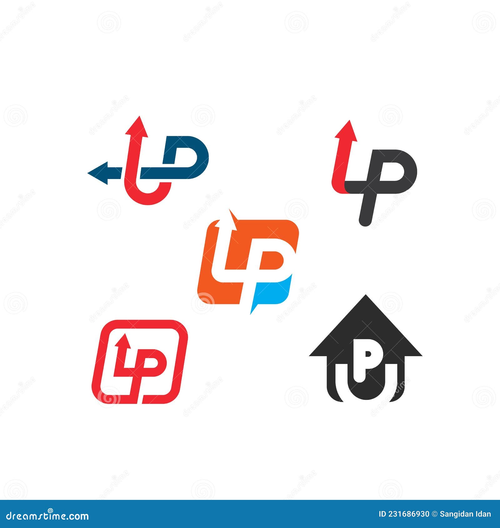 Up Text Letter Arrow Icon Vector Conceptual Design Template Stock ...