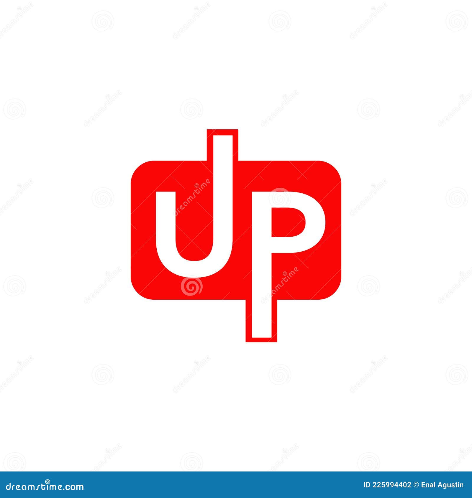 Up Text Logo Design Template Stock Vector - Illustration of arrow, idea ...
