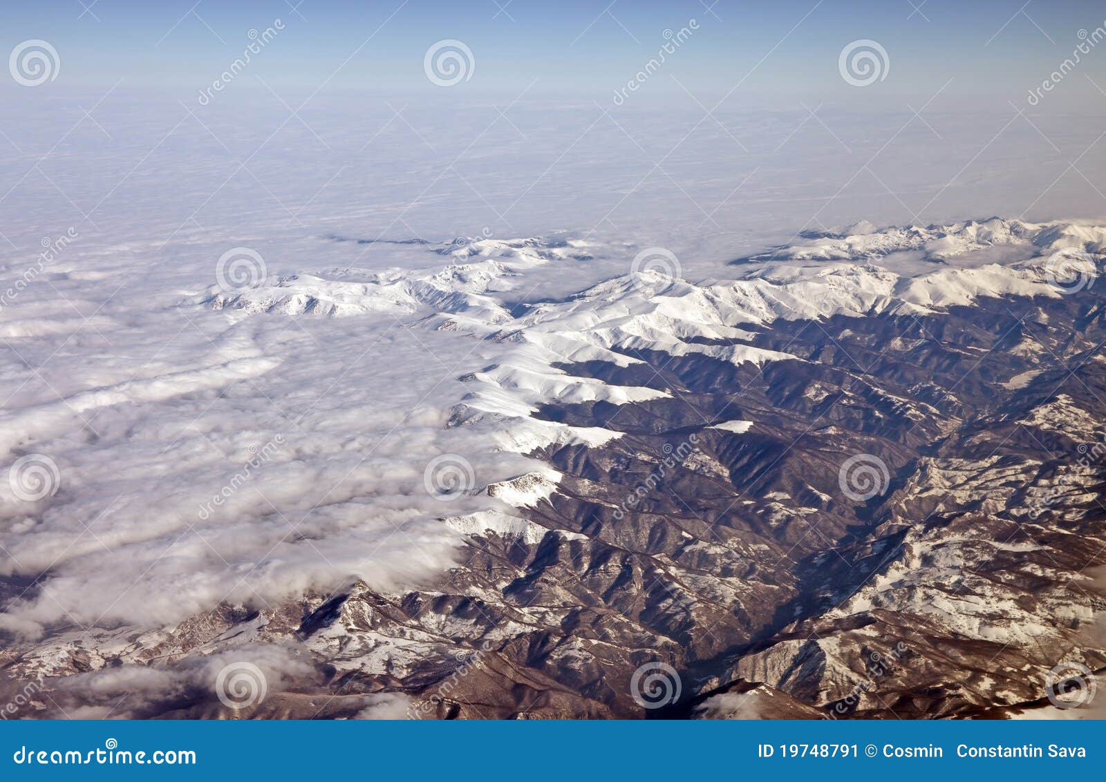 Up view of mountains stock image. Image of clouds, crest - 19748791