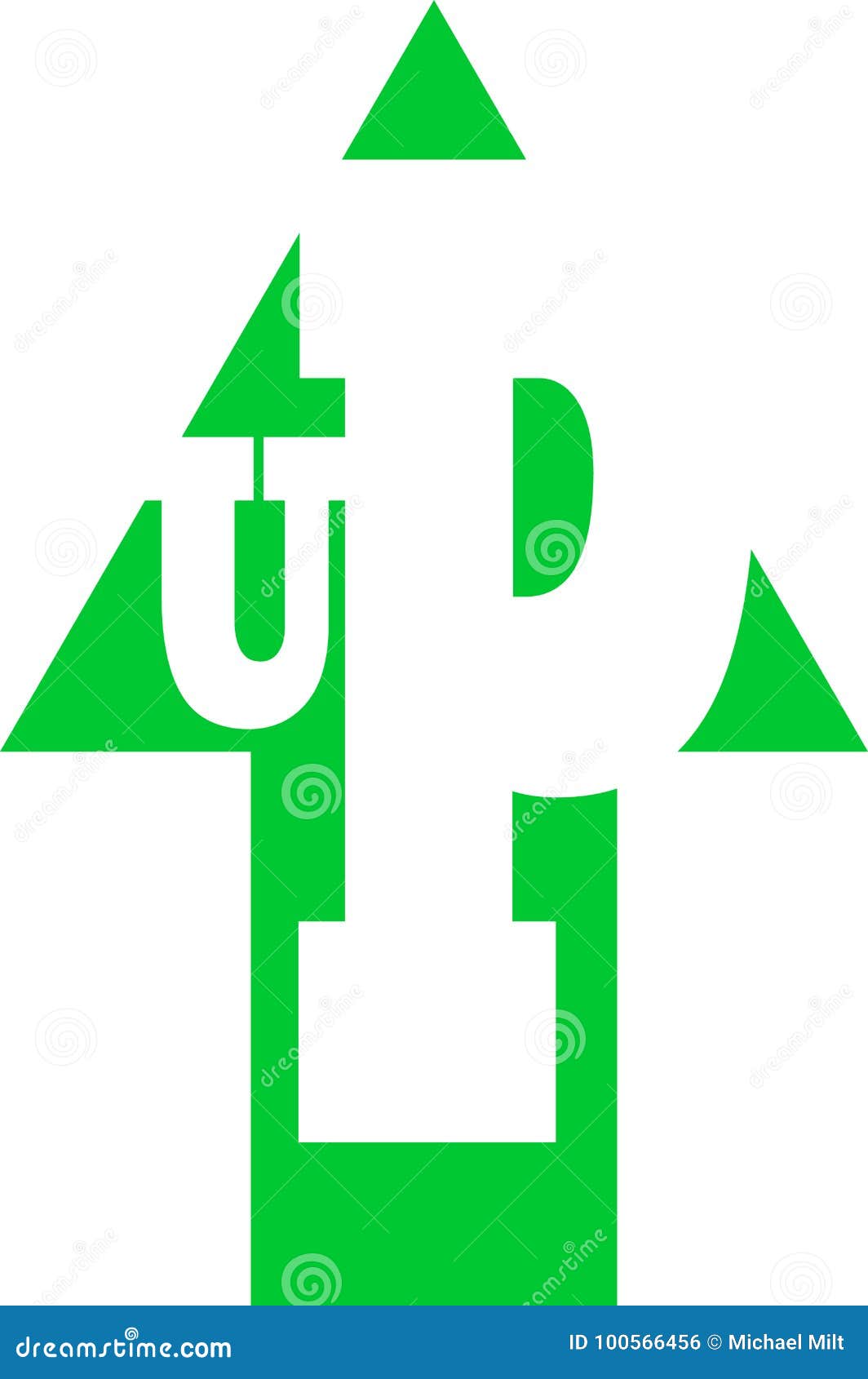 Up stock vector. Illustration of idea, finance, financial - 100566456