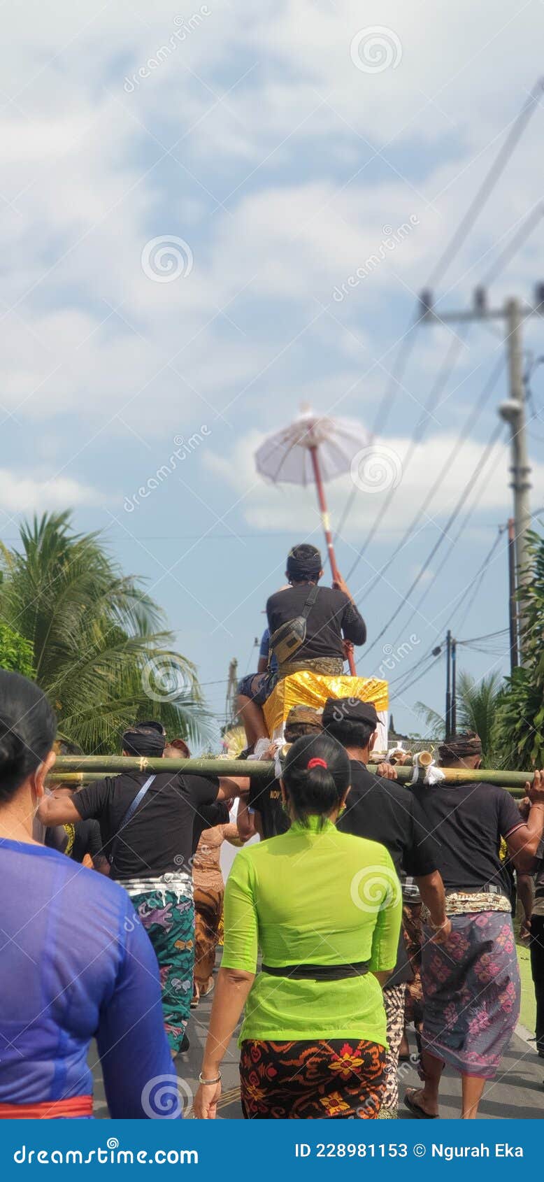 Bali funeral traditional editorial stock photo. Image of tradition ...