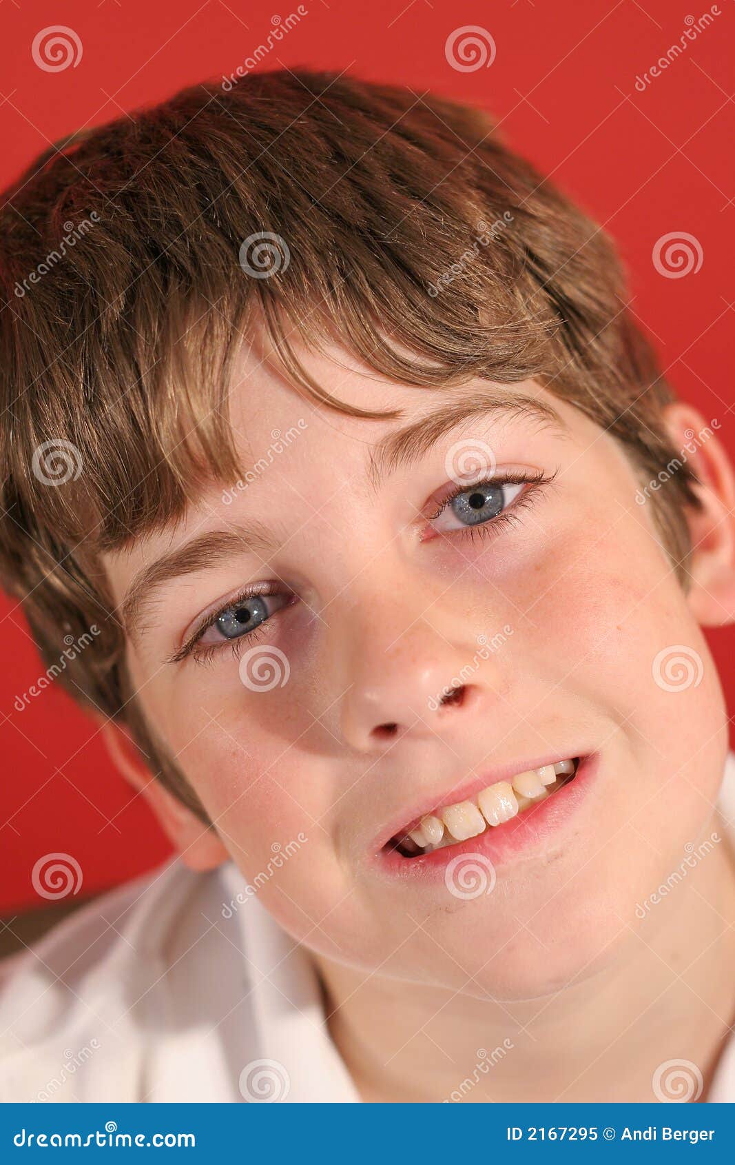 Upclose di Headshot immagine stock. Immagine di capelli - 2167295