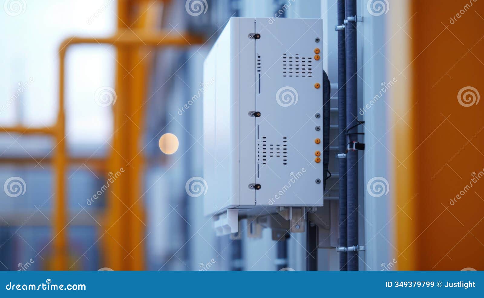 An Upclose Image of an Edge Computing Gateway Device Installed on the ...