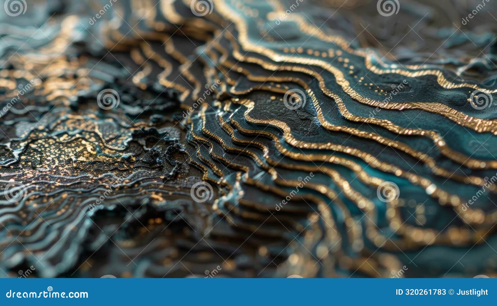 An Upclose Look at a Conductive Ink Pattern with Overlapping Layers of ...