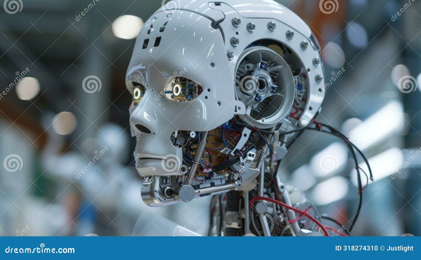 An Upclose Look at a Robotic Assistants Complex Internal Mechanisms ...