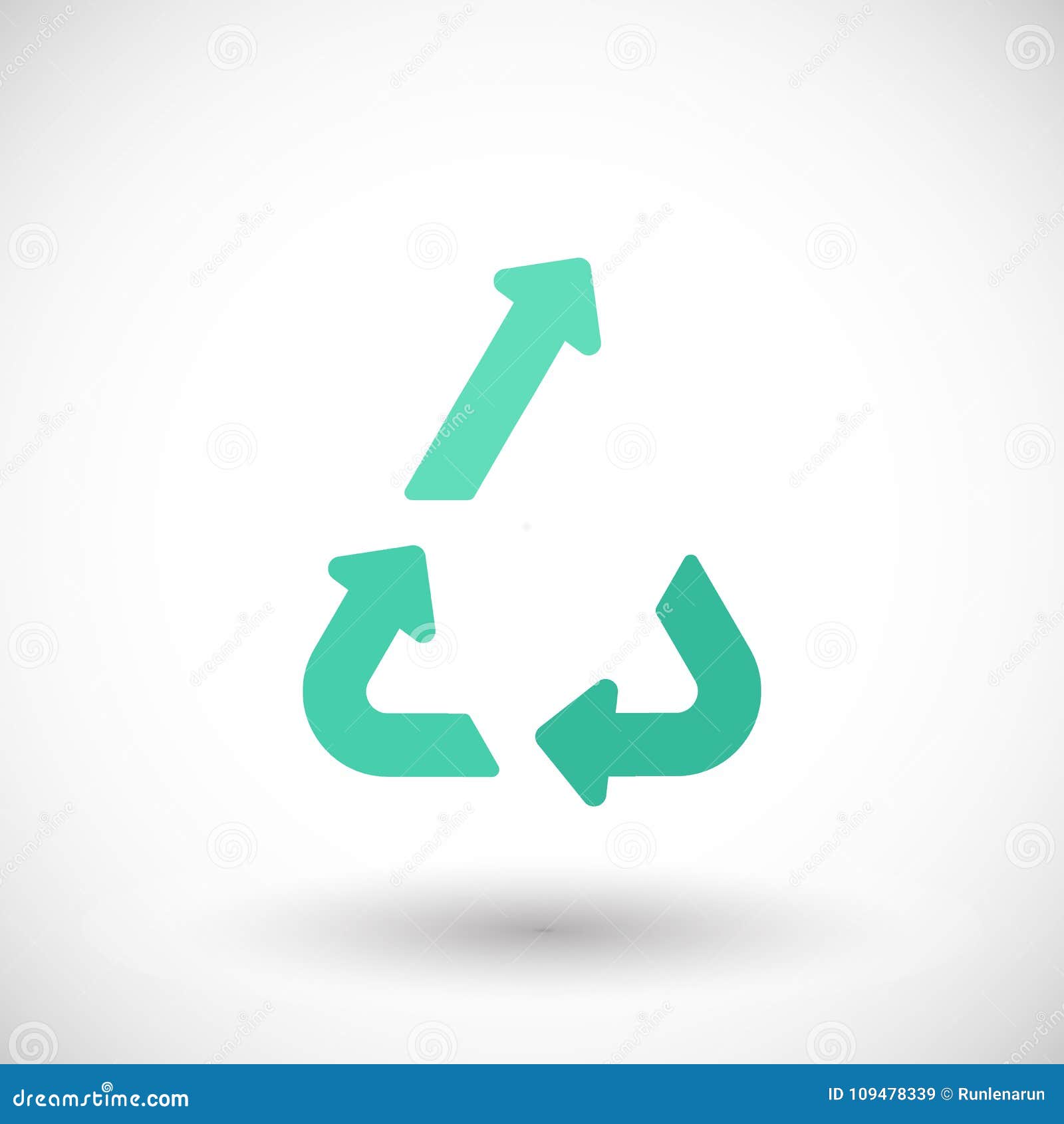 Upcycling flat vector icon stock illustration. Illustration of symbol ...