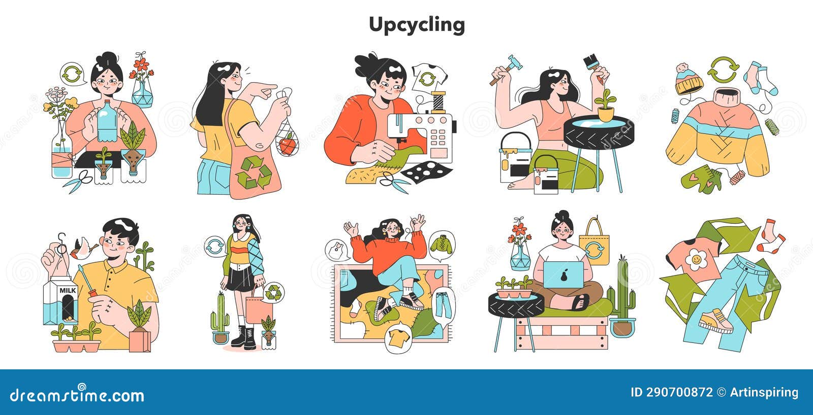 Upcycling. Process and Technique of Reuse and Utilizing Waste Stock ...