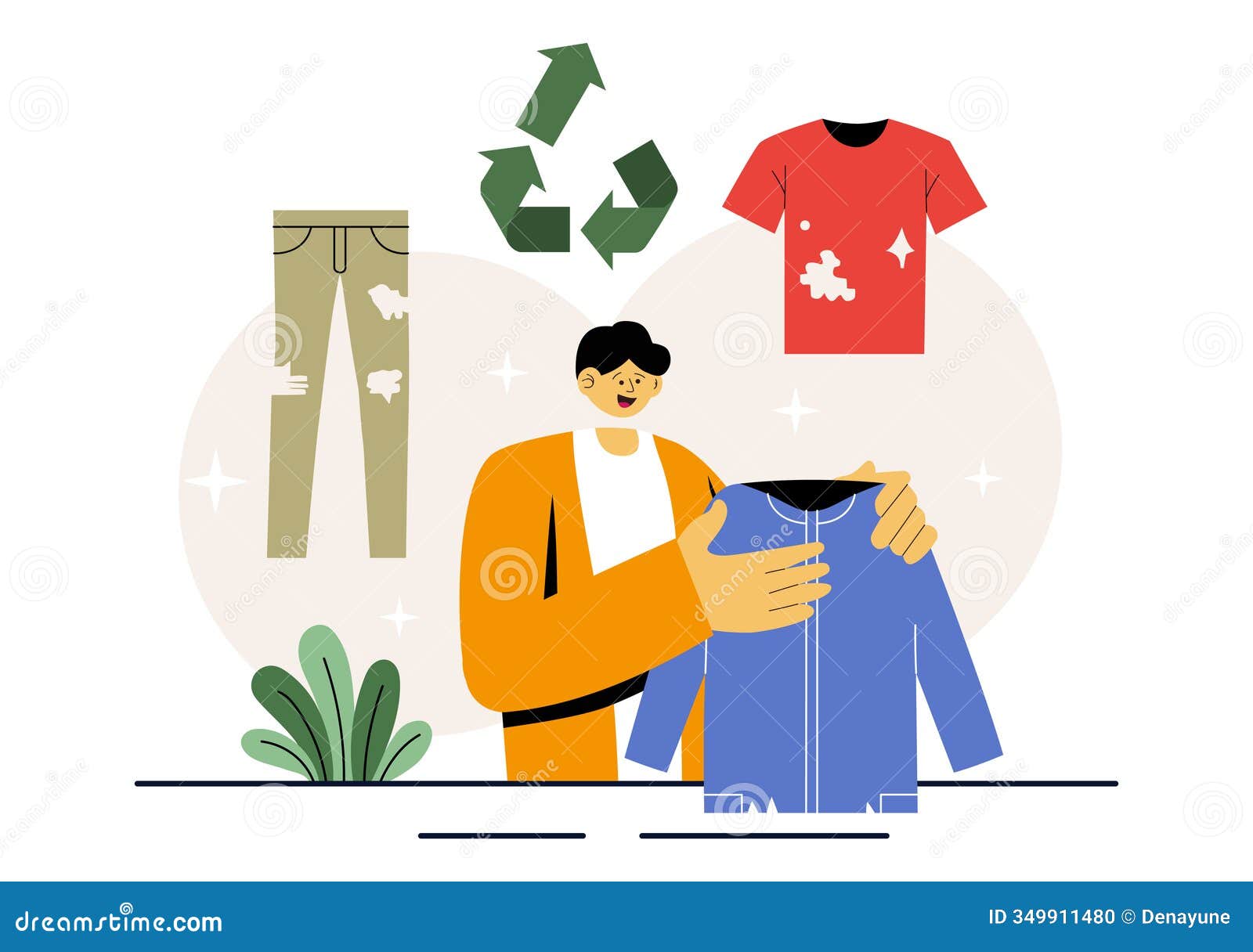 Upcycling Vector Illustration Featuring the Process and Techniques of ...