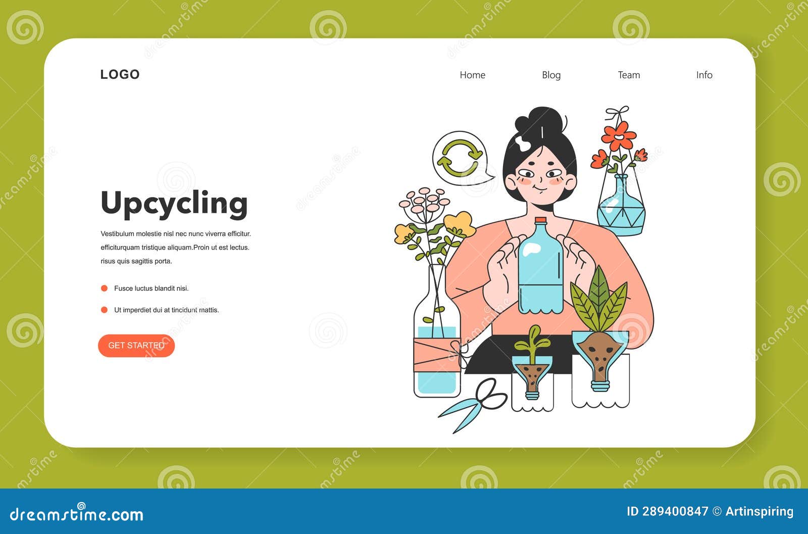 Upcycling Web Banner or Landing Page. Process and Technique of Reuse ...