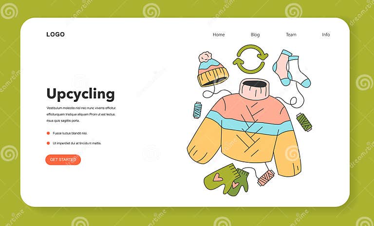 Upcycling Web Banner or Landing Page. Process and Technique of Reuse ...