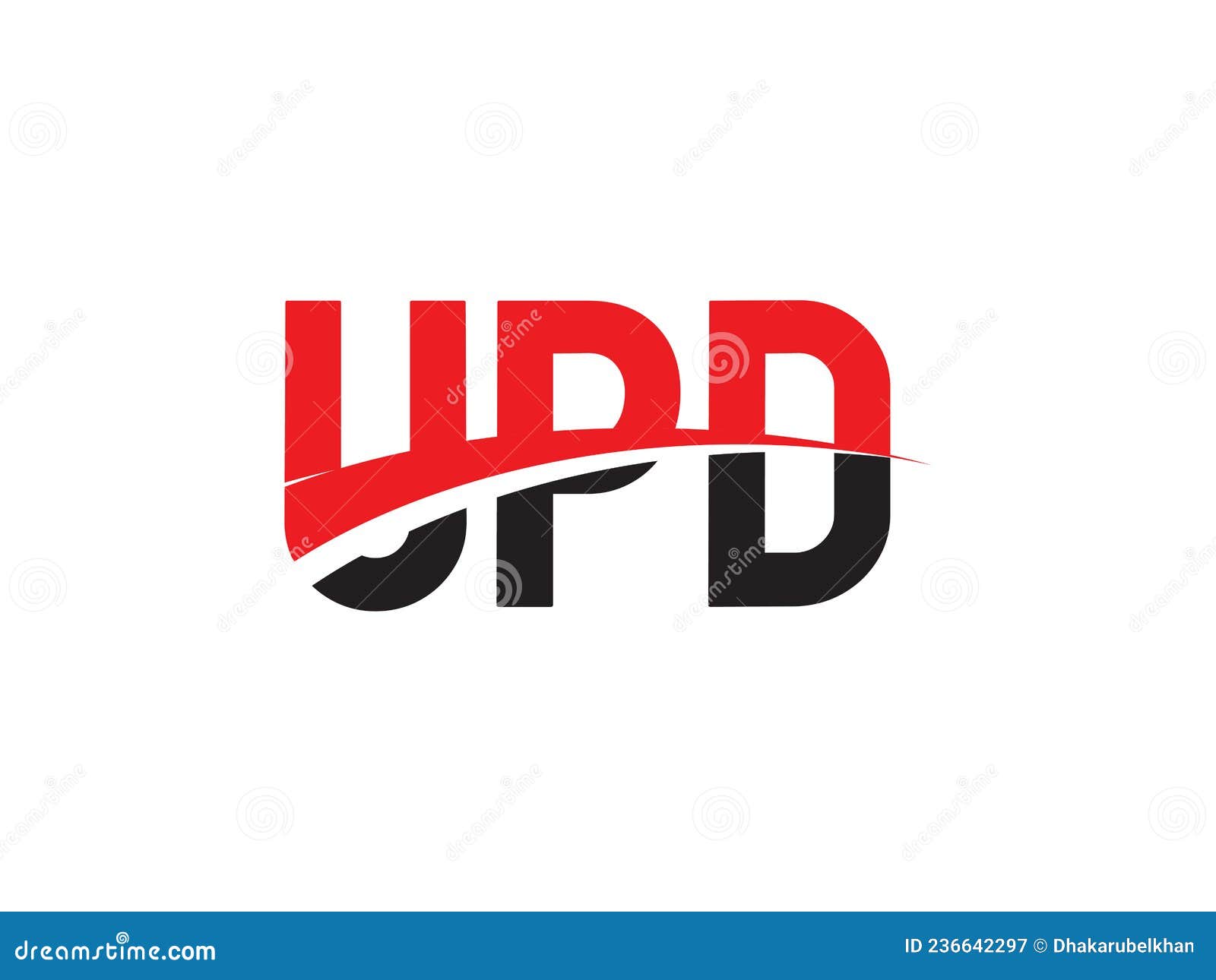 UPD Letter Initial Logo Design Vector Illustration Stock Vector ...