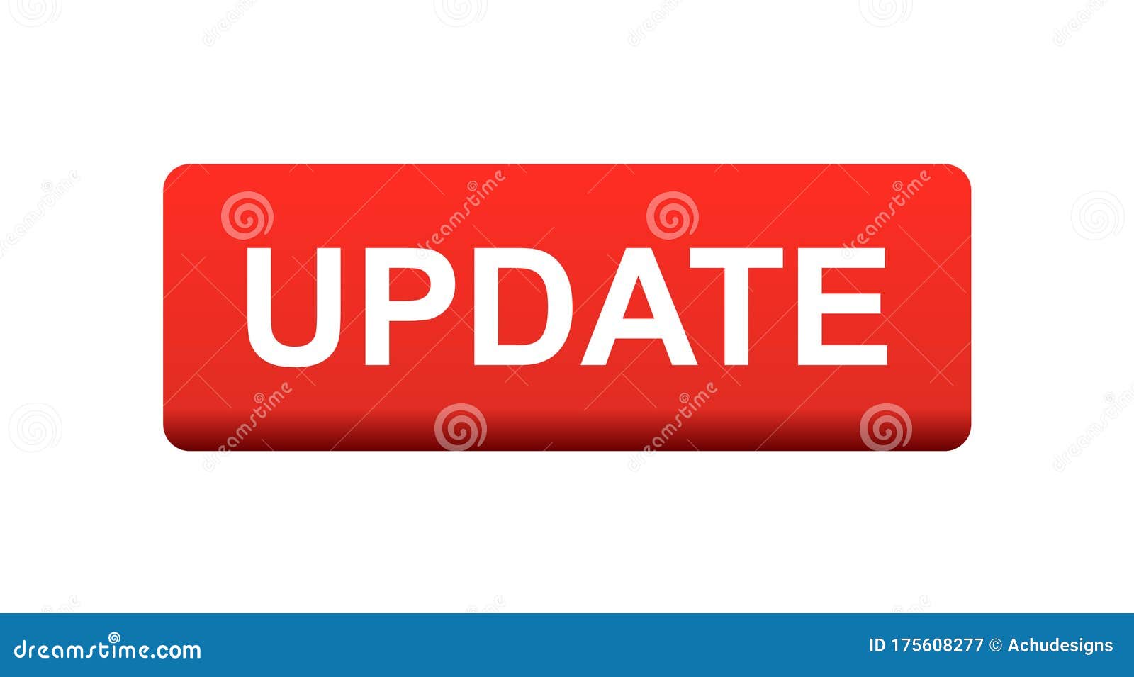 Update button stock vector. Illustration of data, download - 175608277