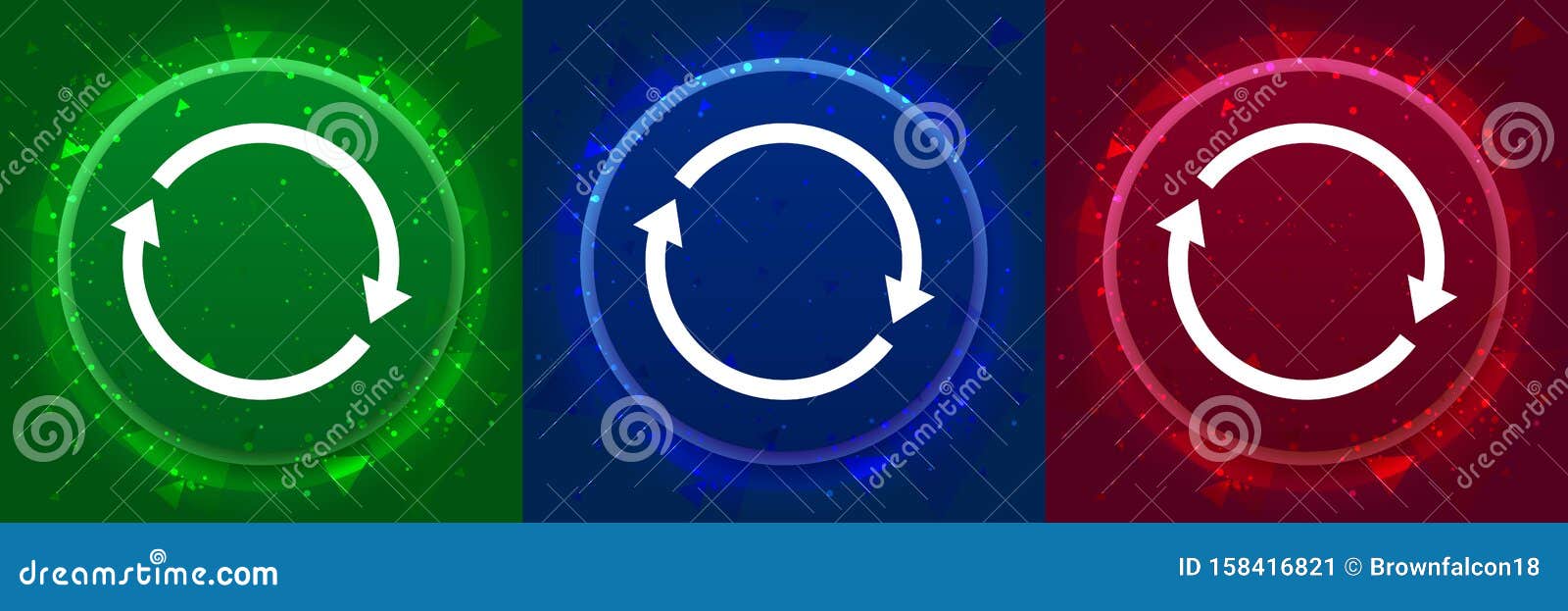 Update Arrow Icon Elegant Modern Design Abstract Buttons Set ...