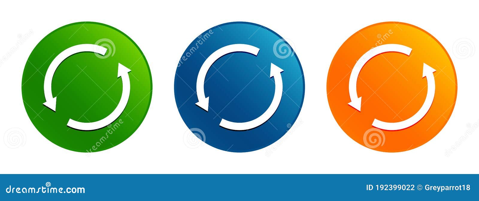 Update Arrow Icon Liquid Design Round Button Set Illustration Stock ...