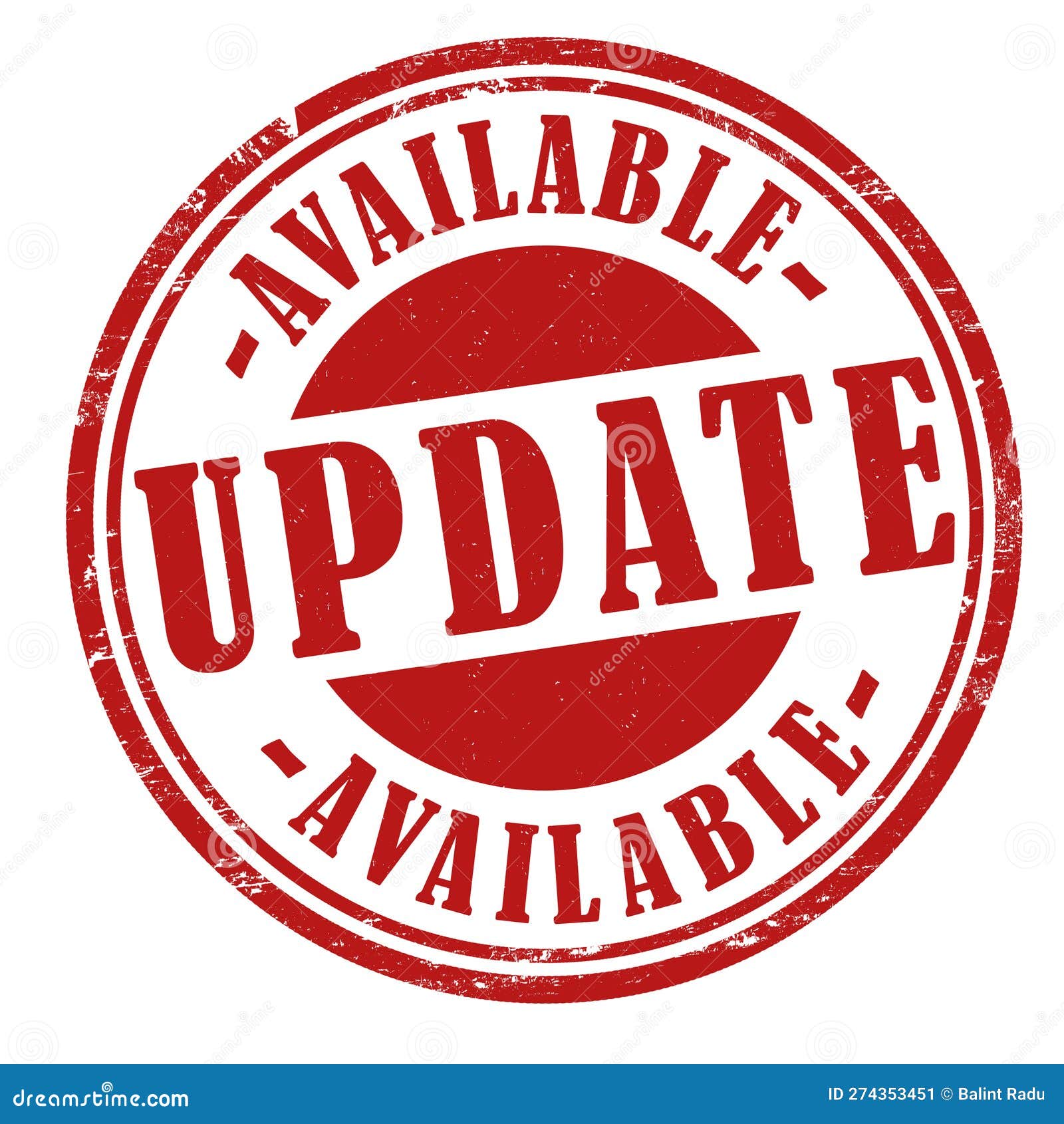 Update Available Grunge Rubber Stamp Stock Vector - Illustration of ...