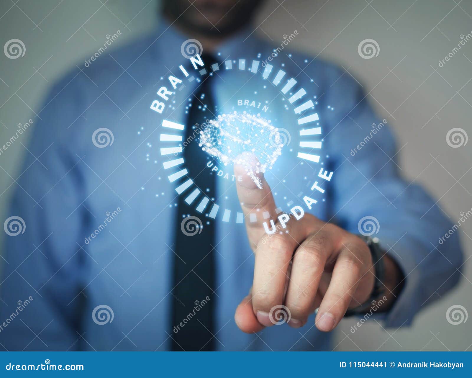 Update Brain. Business Concept Stock Image - Image of process, work ...