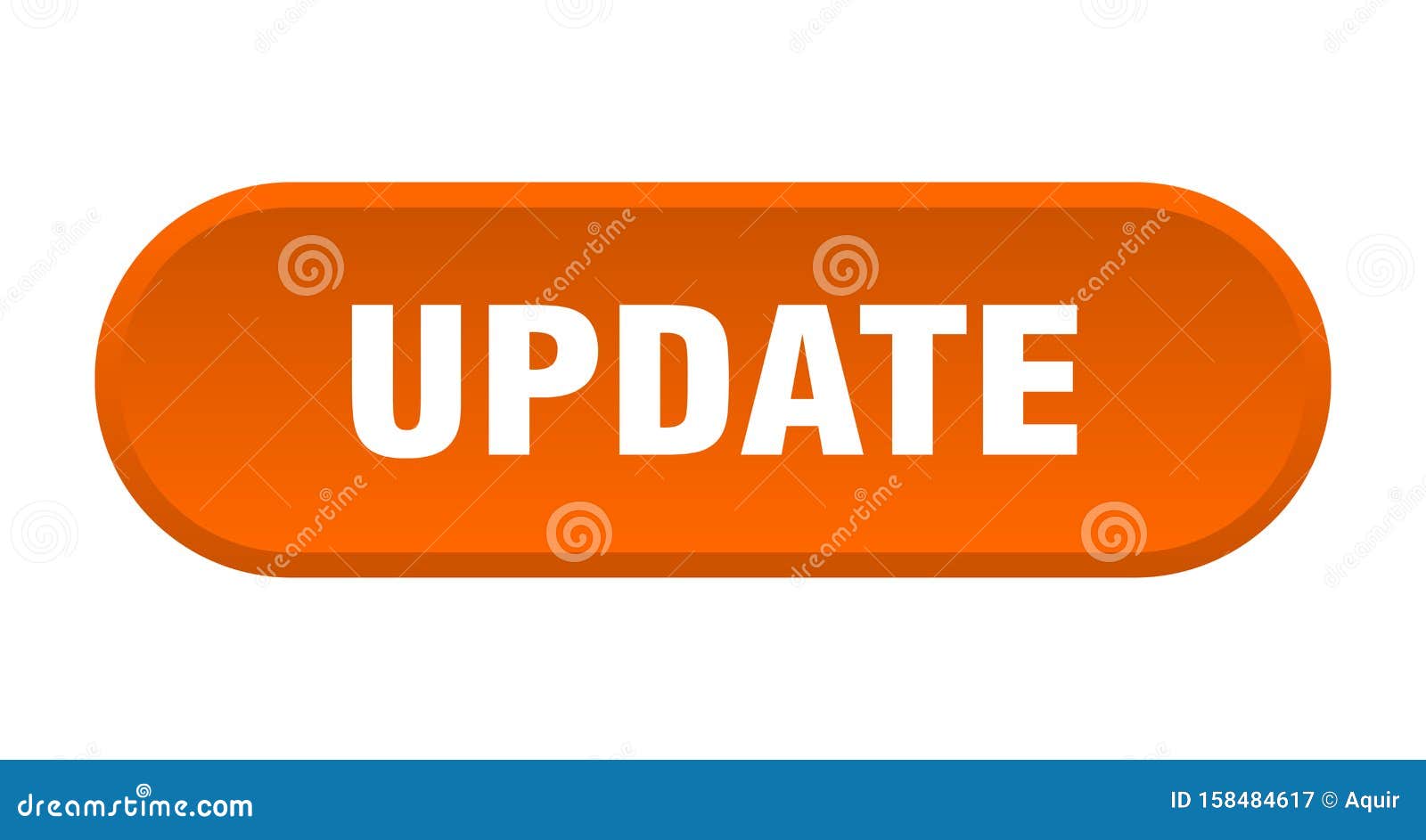Update button stock vector. Illustration of sticker - 158484617