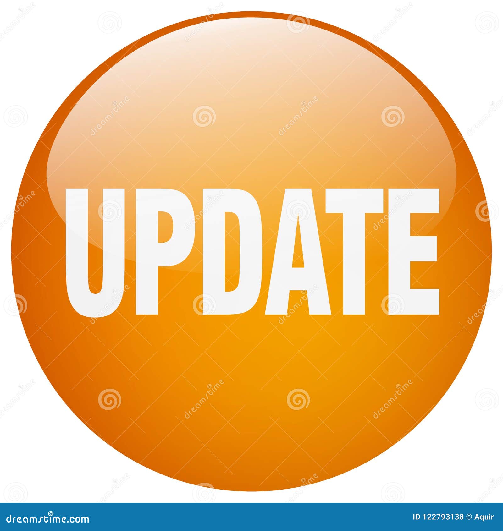 Update button stock vector. Illustration of shine, isolated - 122793138