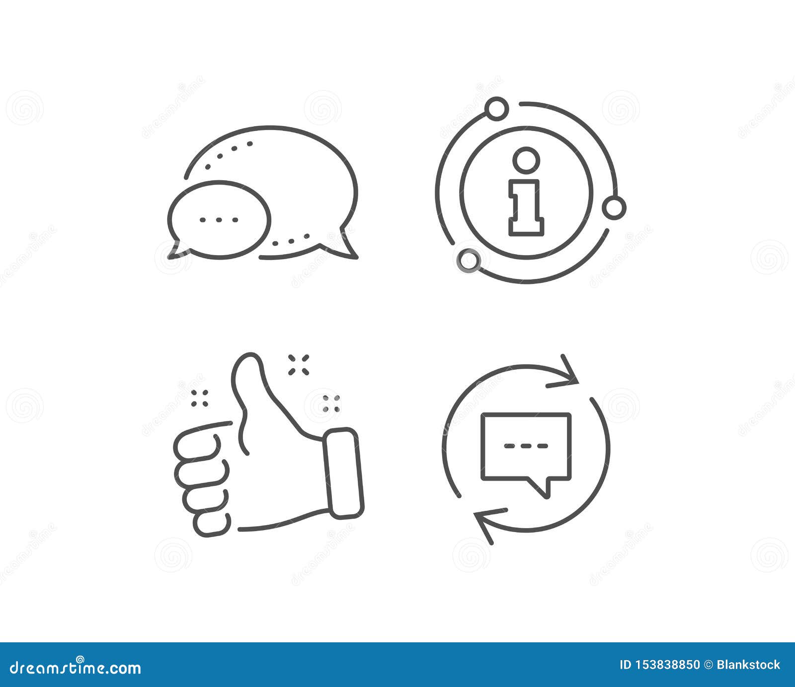 Update Comments Line Icon. Chat Sign. Vector Stock Vector ...