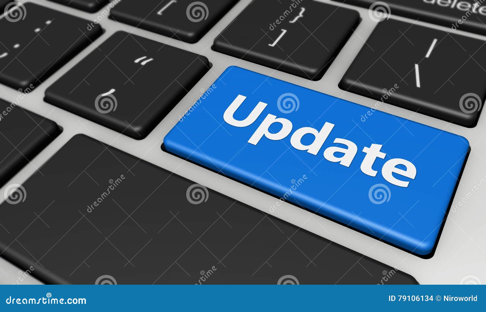 Update Computer Keyboard stock illustration. Illustration of icon ...