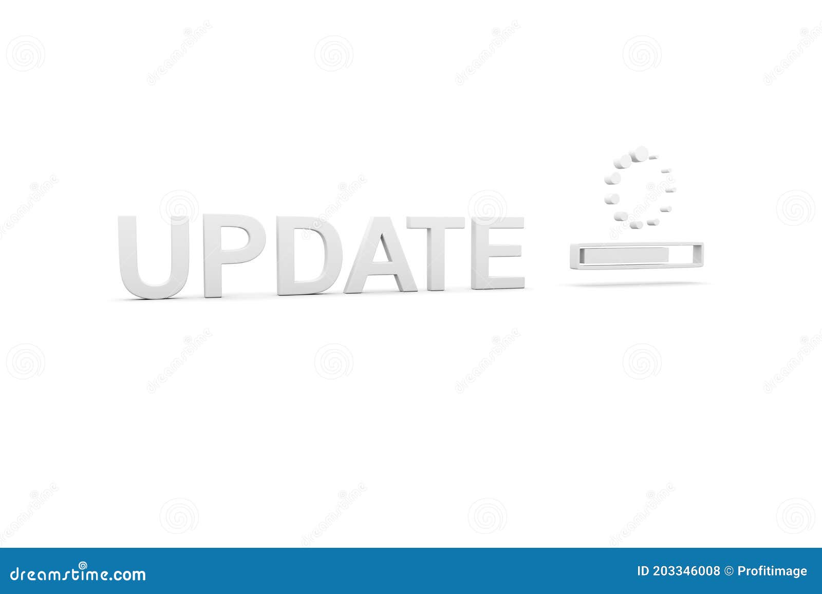 UPDATE Concept White Background Stock Illustration - Illustration of ...