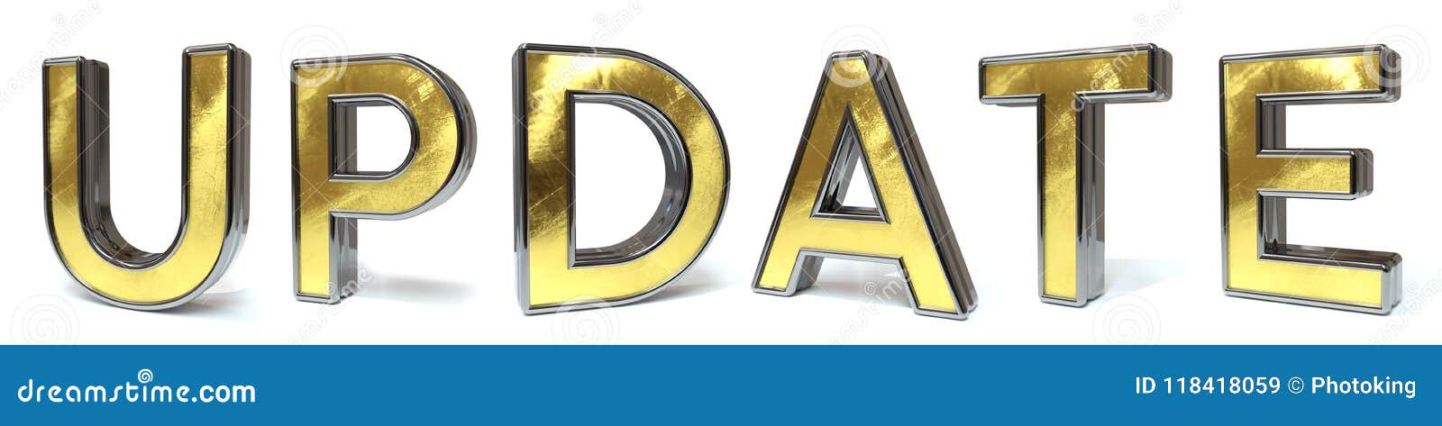 Update golden text stock illustration. Illustration of planks - 118418059