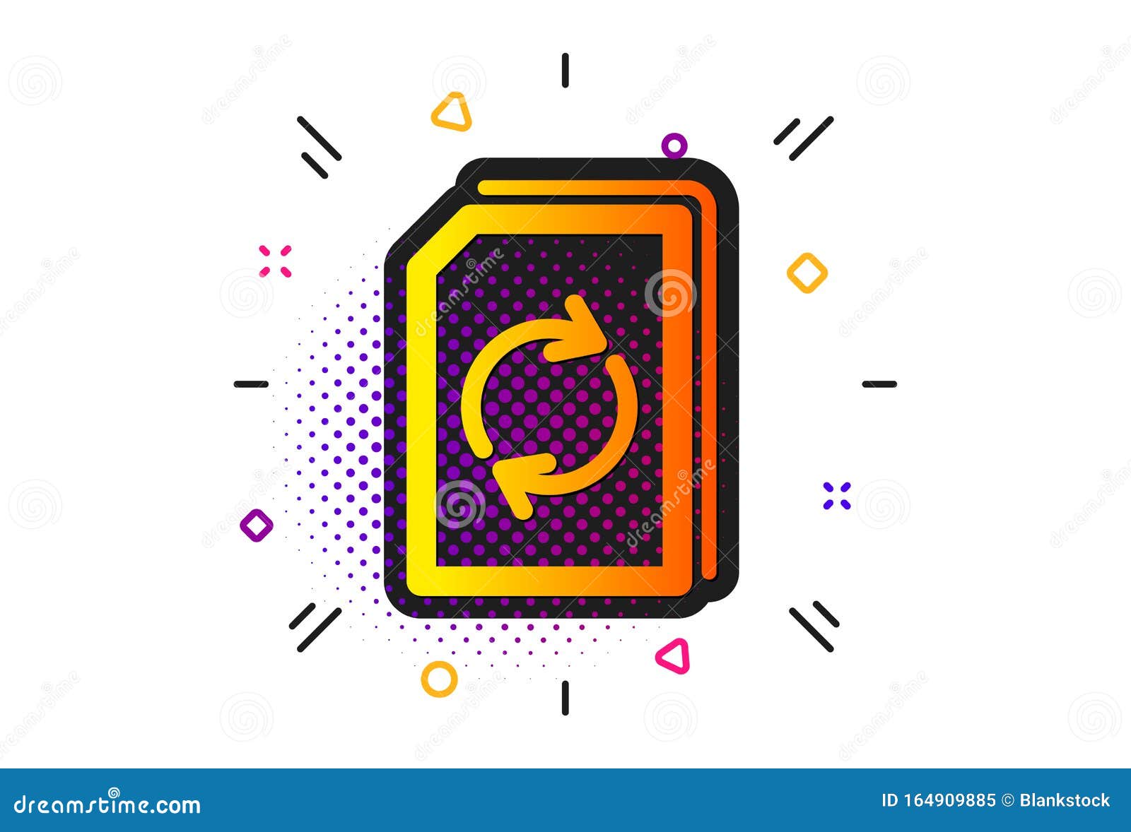Update Document Icon. Refresh File Sign. Vector Stock Vector ...