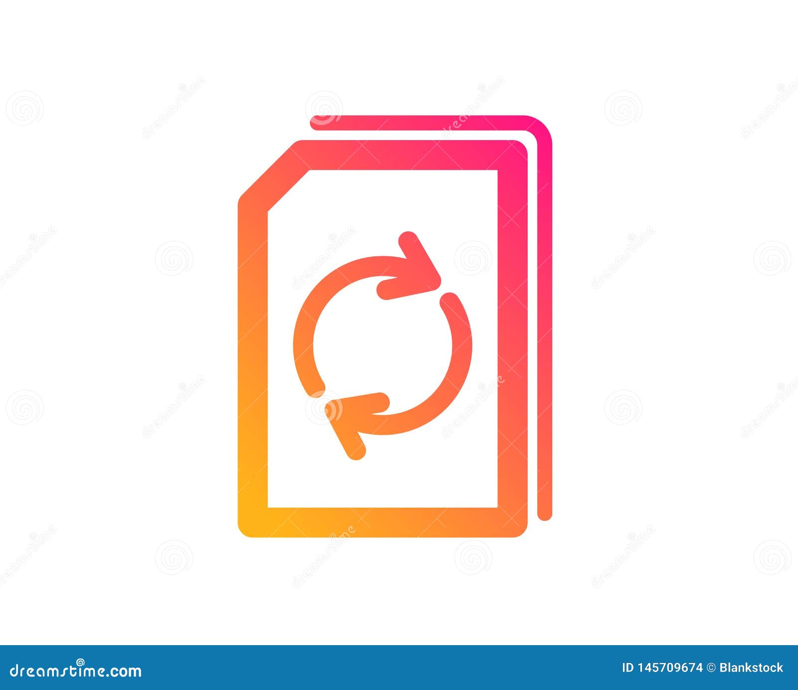 Update Document Icon. Refresh File Sign. Vector Stock Vector ... Update Document Icon. Refresh File Sign. Vector Stock Vector ...