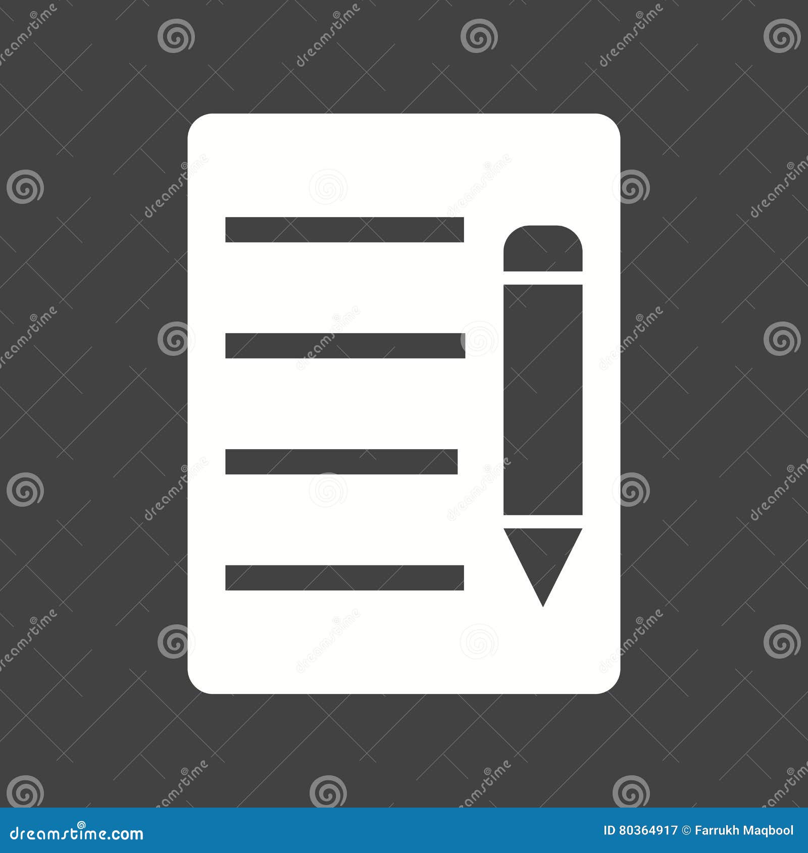 Update Document stock vector. Illustration of document - 80364917