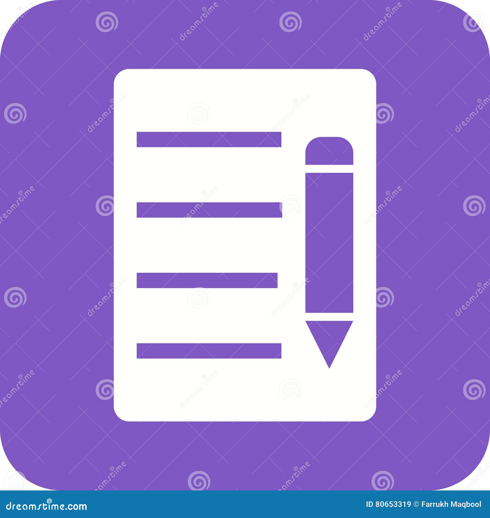 Update Document stock vector. Illustration of vector - 80653319