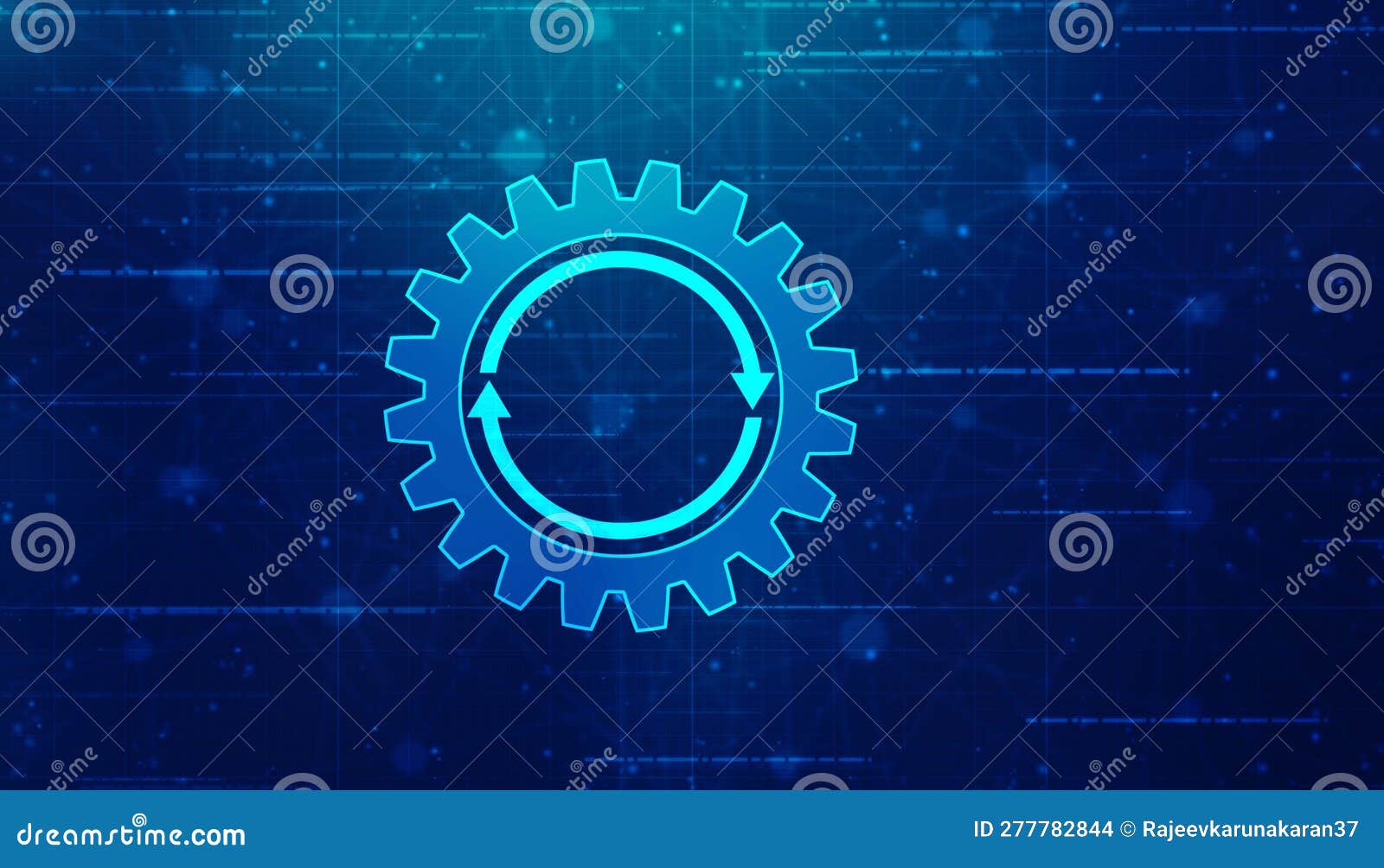 Update Icon With Binary Codes On Technology Abstract Background Stock Illustration