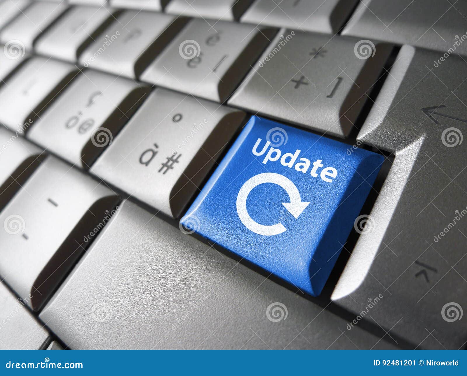 Update Icon Computer Key stock image. Image of security - 92481201