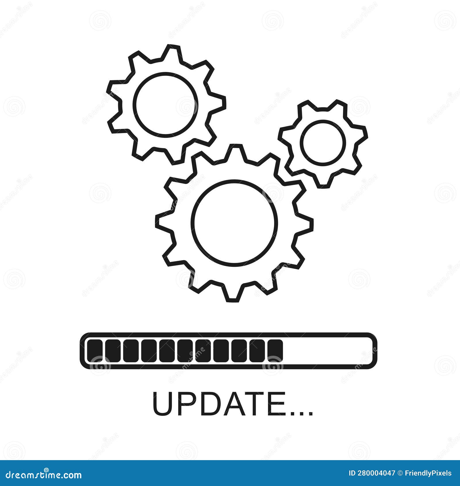 Update Icon with Gears. Loading or Updating Files, Installing or ... Update Icon with Gears. Loading or Updating Files, Installing or ...