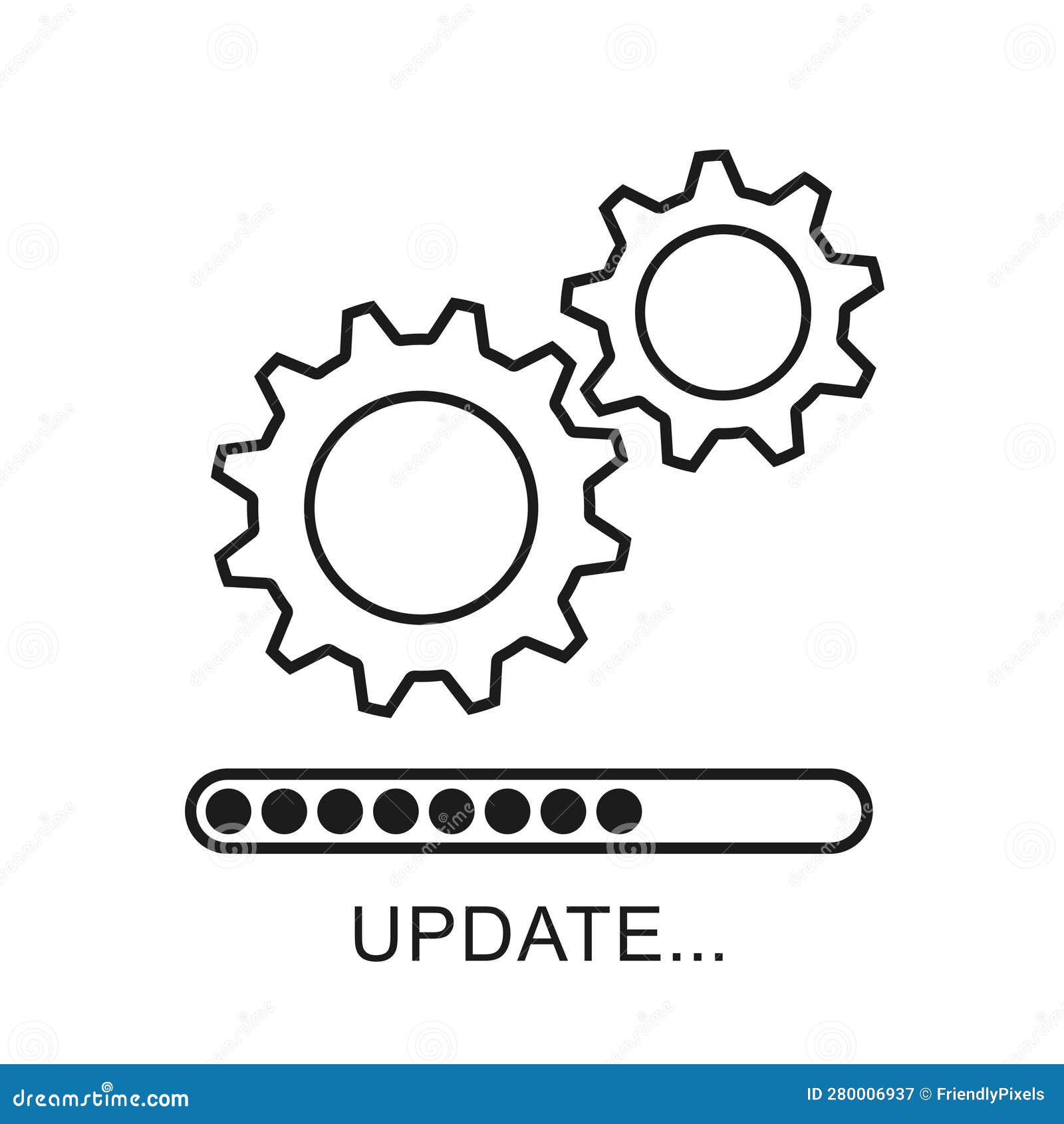 Update Icon with Gears. Loading or Updating Files, Installing or ... Update Icon with Gears. Loading or Updating Files, Installing or ...