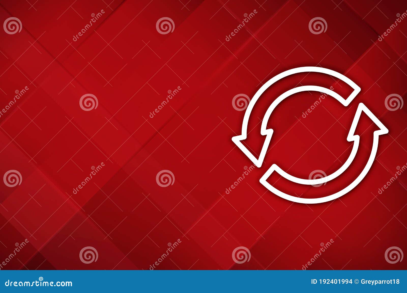 Update Icon Modern Layout Design Abstract Red Background Illustration ...