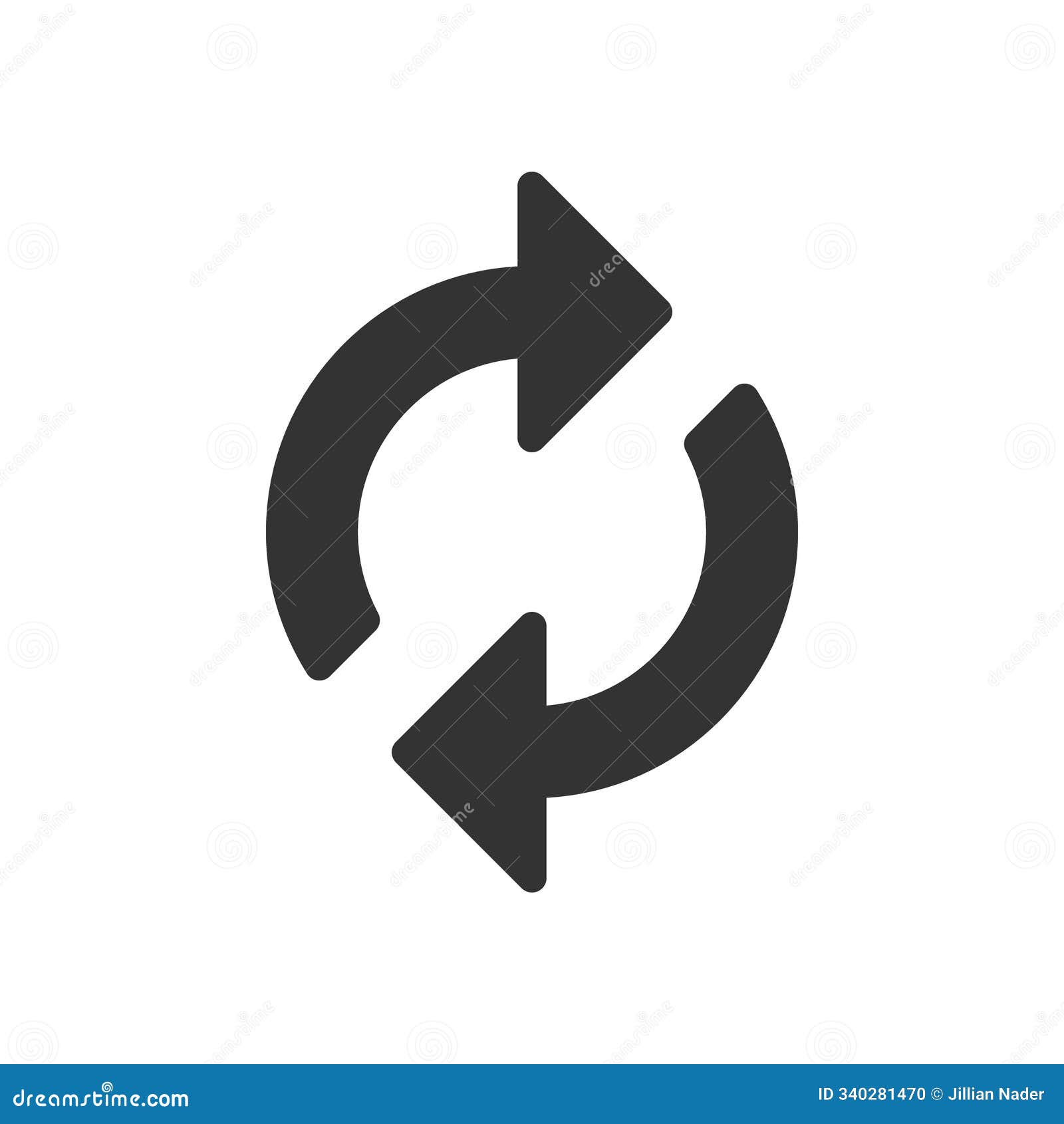 Update Icon Simple Vector Symbol Stock Vector - Illustration of simple ...